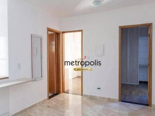 Apartamento com 2 dormitórios à venda, 39 m² por R$ 315.000,00 Vila Apiaí Santo André/SP