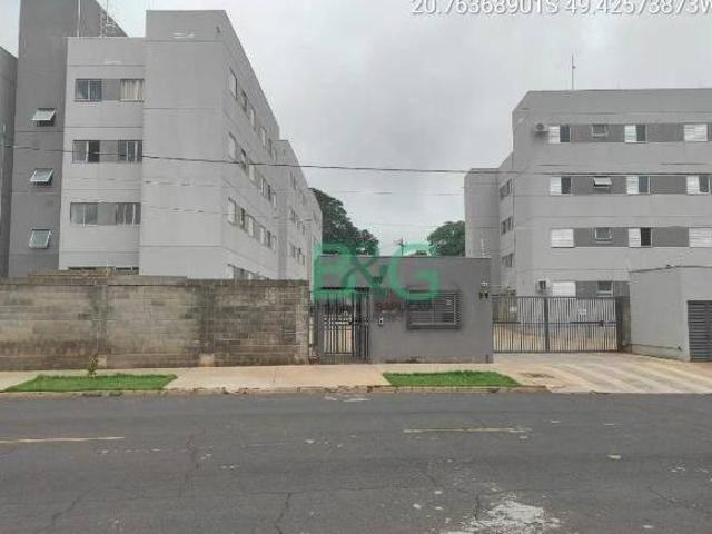 Apartamento com 2 dormitórios à venda, 44 m² por R$ 114.838,57 Residencial São Thomaz São José d