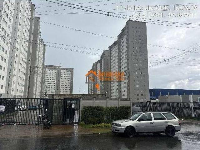 Apartamento com 2 dormitórios à venda, 44 m² por R$ 134.179 Vila Nova Bonsucesso Guarulhos/SP