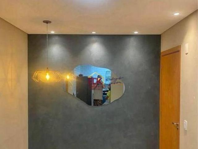 Apartamento com 2 dormitórios à venda, 44 m² por R$ 240.000 Parque Senhor do Bonfim Taubaté/SP