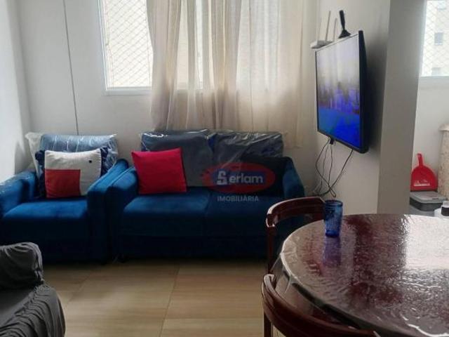Apartamento com 2 dormitórios à venda, 44 m² por R$ 320.000,00 Areia Branca Santos/SP