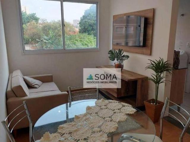 Apartamento com 2 dormitórios à venda, 44 m² por R$ 320.000,00 Parque Industrial Campinas/SP