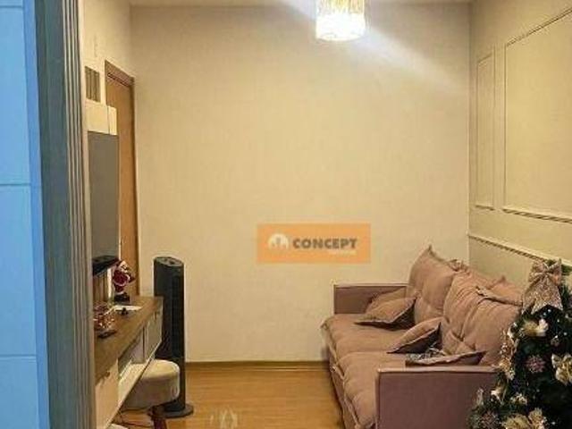 Apartamento com 2 dormitórios à venda, 44 m² por R$ 350.000,00 Vila Perracini Poá/SP