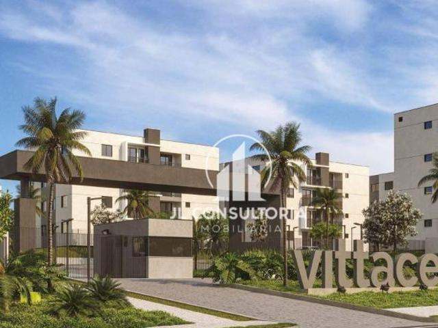 Apartamento com 2 dormitórios à venda, 44 m² por R$ 352.021,31 Capão Raso Curitiba/PR