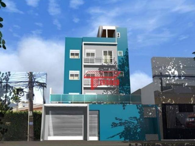 Apartamento com 2 dormitórios à venda, 44 m² por R$ 425.000,00 Paraíso Santo André/SP