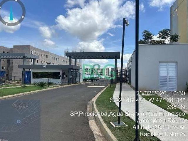 Apartamento com 2 dormitórios à venda, 45 m² por R$ 103.704,06 Chácaras Água Branca Piracicaba/S