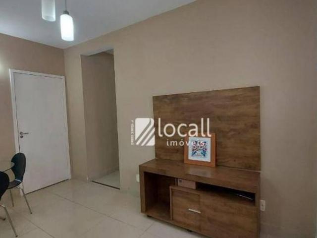 Apartamento com 2 dormitórios à venda, 45 m² por R$ 200.000,00 Rios d&apos italia São José do Rio Pre