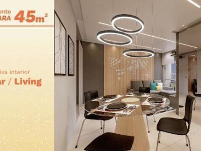 Apartamento com 2 dormitórios à venda, 45 m² por R$ 269.000,00 Condomínio Villa Flora Votorantim