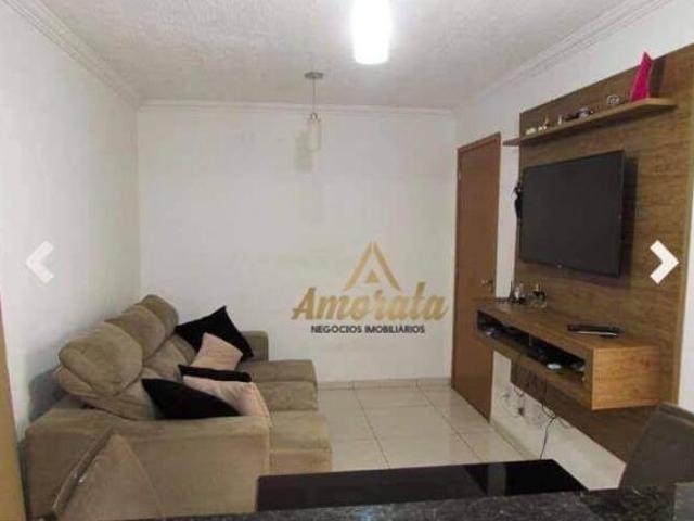 Apartamento com 2 dormitórios à venda, 46 m² por R$ 250.000,00 Jardim Bertoni Americana/SP