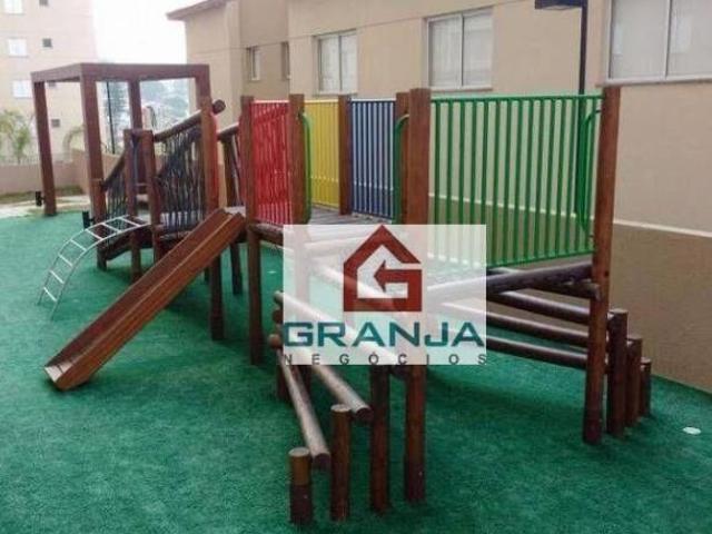Apartamento com 2 dormitórios à venda, 46 m² por R$ 350.000,00 Granja Viana Carapicuíba/SP