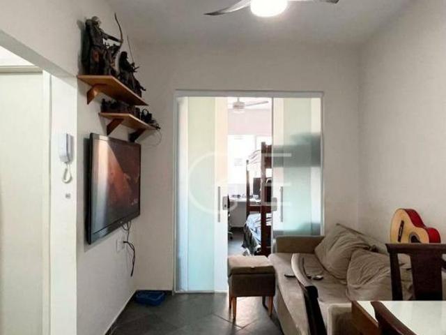 Apartamento com 2 dormitórios à venda, 46 m² por R$ 390.000,00 Embaré Santos/SP
