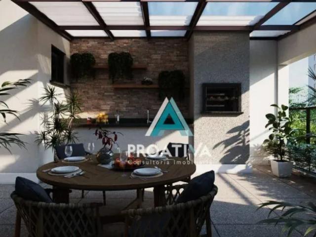 Apartamento com 2 dormitórios, sendo 1 suíte à venda, 46 m² Campestre Santo André/SP
