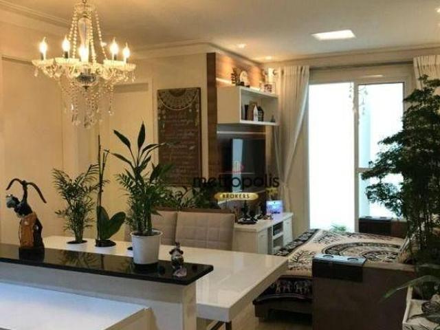 Apartamento com 2 dormitórios à venda, 46 m² por R$ 457.500,00 Vila Gonçalves São Bernardo do Ca