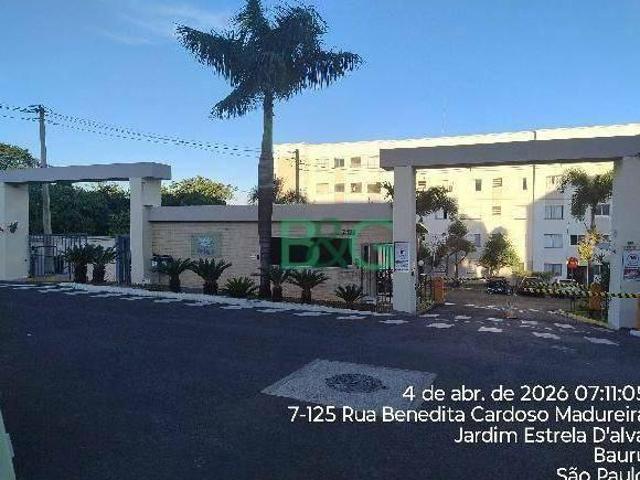 Apartamento à venda, 47 m² por R$ 129.344,49 Jardim Estrela D Alva Bauru/SP
