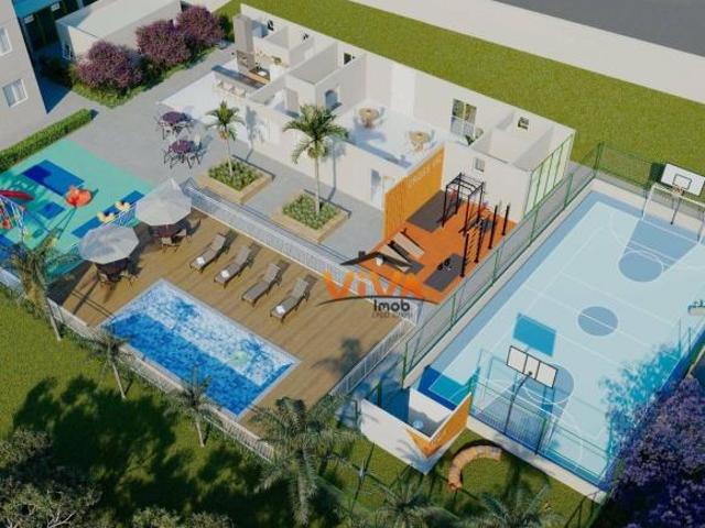 Apartamento com 2 dormitórios à venda, 47 m² por R$ 308.900,00 Vila São Benedito Franco da Rocha