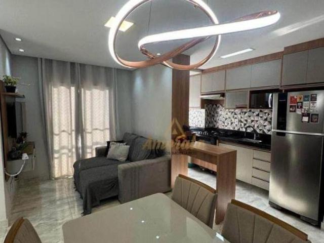Apartamento com 2 dormitórios à venda, 47 m² por R$ 300.000 Residencial Jardim dos Ipês Nova Ode
