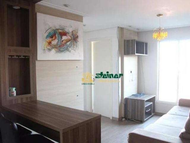 Apartamento com 2 dormitórios à venda, 47 m² por R$ 324.900,00 Vila Flórida Guarulhos/SP