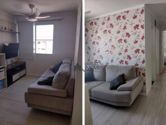 Apartamento com 2 dormitórios à venda, 47 m² por R$ 340.000 Morumbi Paulínia/SP