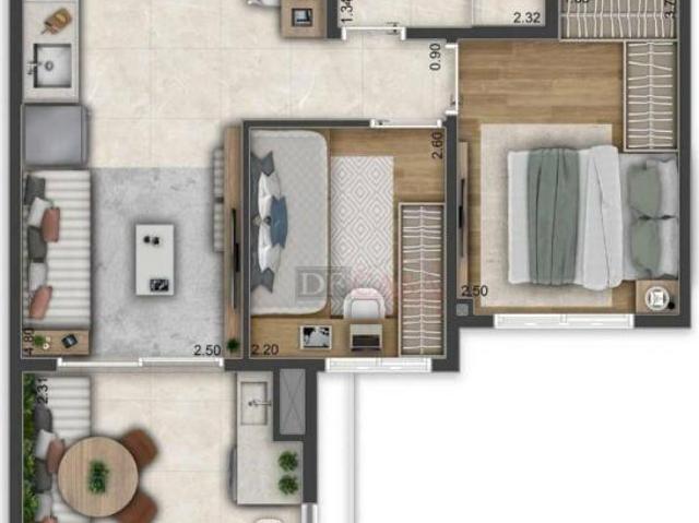Apartamento com 2 dormitórios à venda, 47 m² por R$ 480.000,00 Penha de França São Paulo/SP