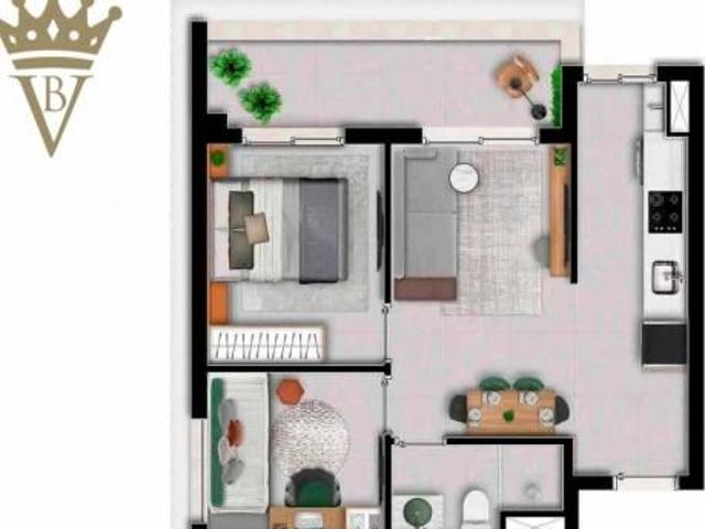 Apartamento com 2 dormitórios à venda, 47 m² por R$ 734.790,00 Paraíso São Paulo/SP