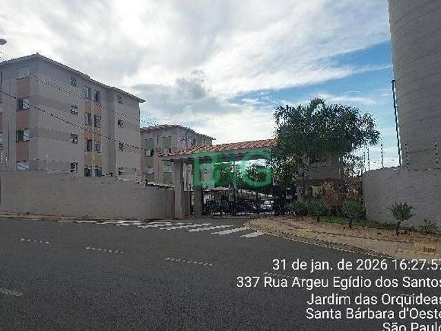 Apartamento à venda, 48 m² por R$ 117.860,63 Joias de Santa Bárbara Santa Bárbara D&apos Oeste/SP