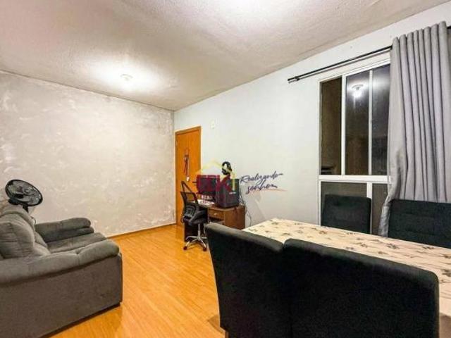 Apartamento com 2 dormitórios à venda, 48 m² por R$ 195.000 Parque Senhor do Bonfim Taubaté/SP