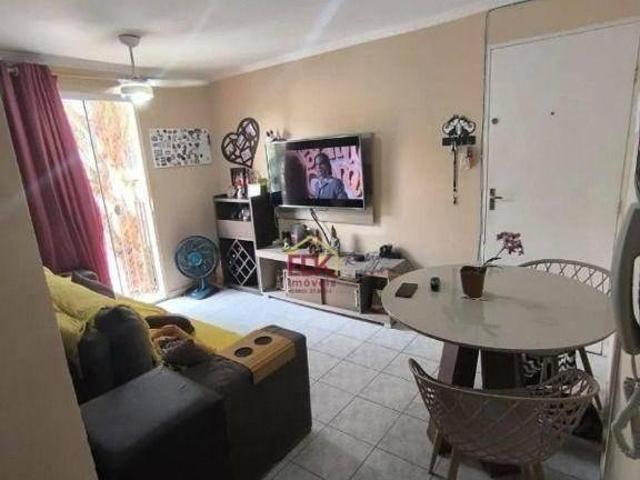 Apartamento com 2 dormitórios à venda, 48 m² por R$ 265.000 Bosque dos Eucaliptos São José dos C