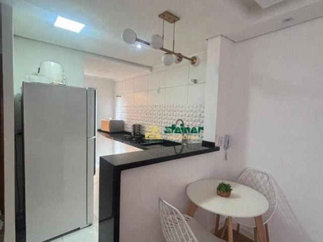 Apartamento com 2 dormitórios à venda, 48 m² por R$ 310.000,00 Taboão Guarulhos/SP