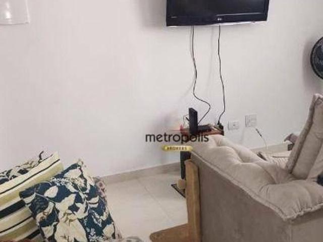 Apartamento com 2 dormitórios à venda, 48 m² por R$ 325.000,00 Vila Guiomar Santo André/SP