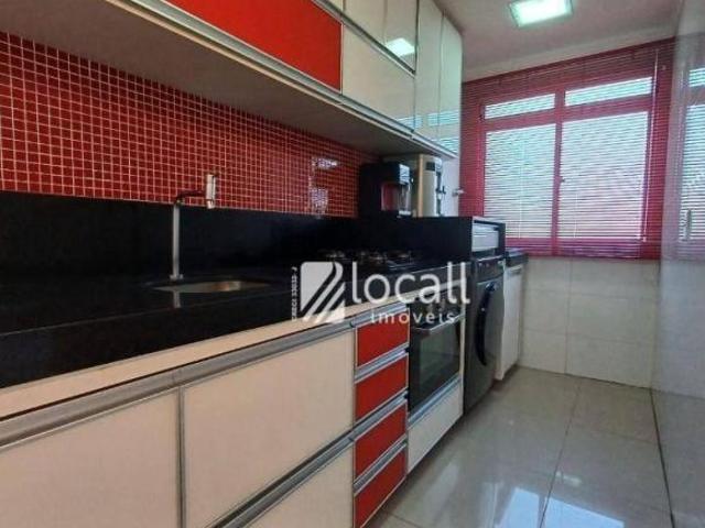 Apartamento com 2 dormitórios à venda, 48 m² por R$ 350.000,00 Jardim Nazareth São José do Rio P