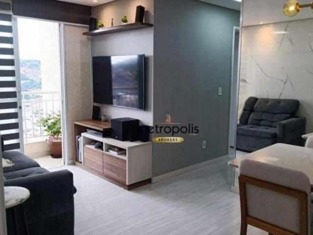 Apartamento com 2 dormitórios à venda, 48 m² por R$ 380.000,00 Ferrazópolis São Bernardo do Camp