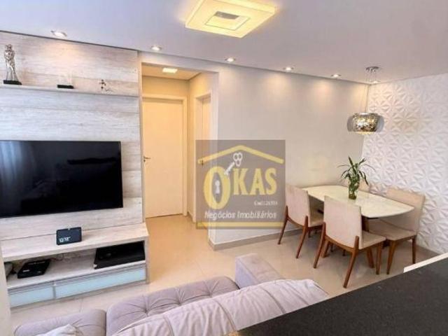 Apartamento com 2 dormitórios à venda, 48 m² por R$ 380.000,00 Vila Mogilar Mogi das Cruzes/SP