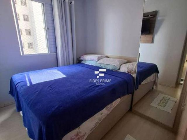 Apartamento com 2 dormitórios à venda, 48,61 m² por R$ 370.000 Parque Erasmo Assunção Santo Andr