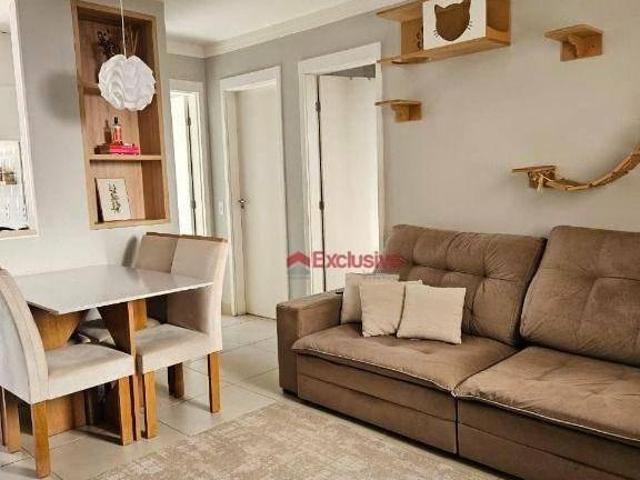 Apartamento com 2 dormitórios à venda, 49 m² por R$ 235.000,00 Parque Bom Retiro Paulínia/SP