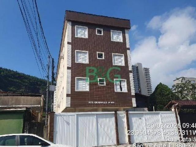Apartamento com 2 dormitórios à venda, 42 m² por R$ 132.366,56 Vila Voturua São Vicente/SP