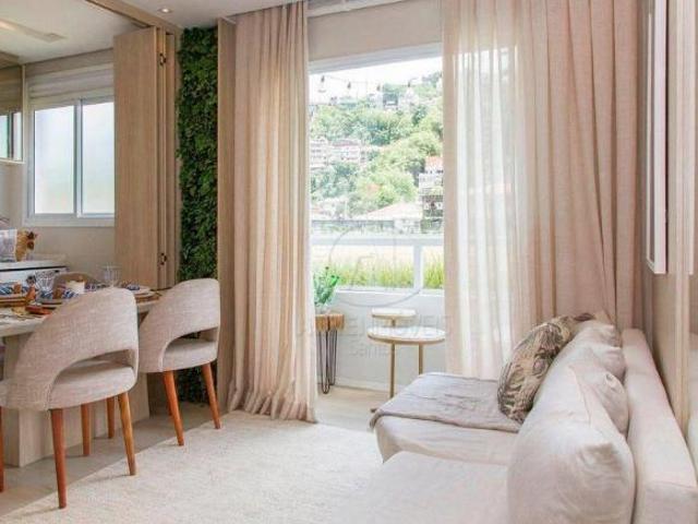 Apartamento com 2 dormitórios à venda, 42 m² por R$ 361.997,41 Jabaquara Santos/SP