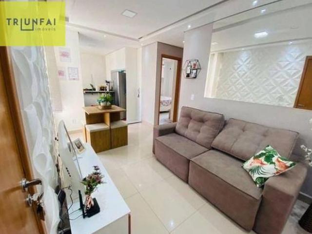 Apartamento com 2 dormitórios à venda, 43 m² por R$ 205.000 Caguaçu Sorocaba/SP
