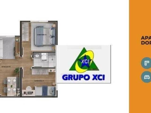 Apartamento com 2 dormitórios à venda, 43 m² por R$ 313.000,00 Jardim Ibirapuera Campinas/SP