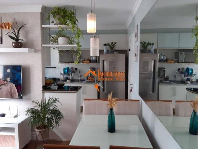 Apartamento com 2 dormitórios à venda, 43 m² por R$ 330.000,00 Cocaia Guarulhos/SP