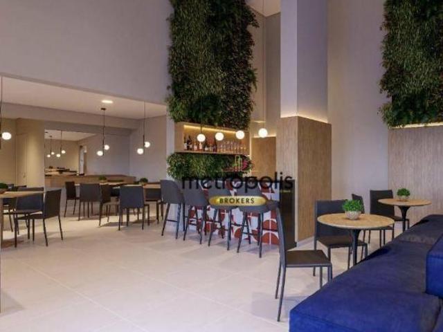 Apartamento com 2 dormitórios à venda, 43 m² por R$ 480.000,00 Vila Pires Santo André/SP