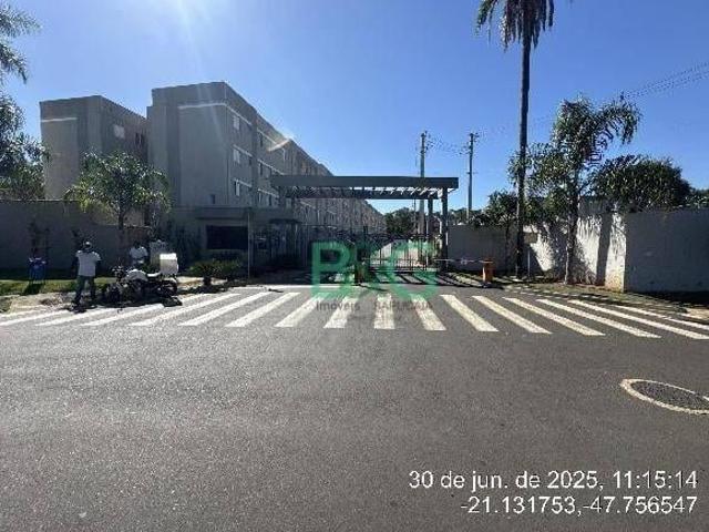 Apartamento com 2 dormitórios à venda, 43 m² por R$ 93.600,32 Jardim das Palmeiras Ribeirão Pret