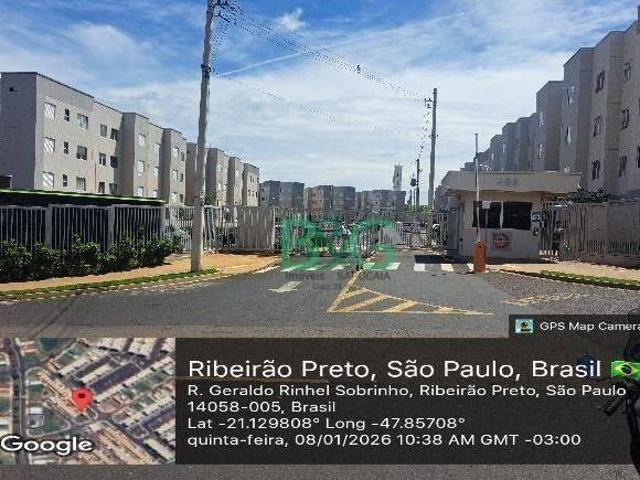 Apartamento com 2 dormitórios à venda, 43 m² por R$ 97.778,11 O 16 Ribeirão Preto/SP
