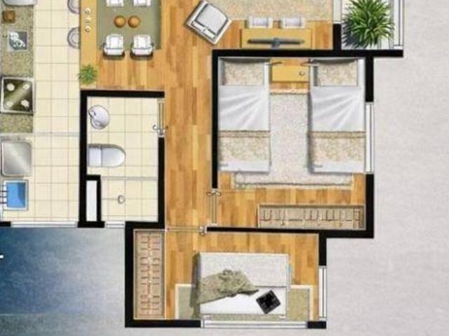 Apartamento com 2 dormitórios à venda, 54 m² por R$ 250.000,00 Chácara Roselândia Cotia/SP