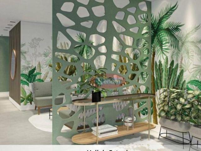 Apartamento com 2 dormitórios à venda, 54 m² por R$ 706.972,18 Campo Grande Santos/SP