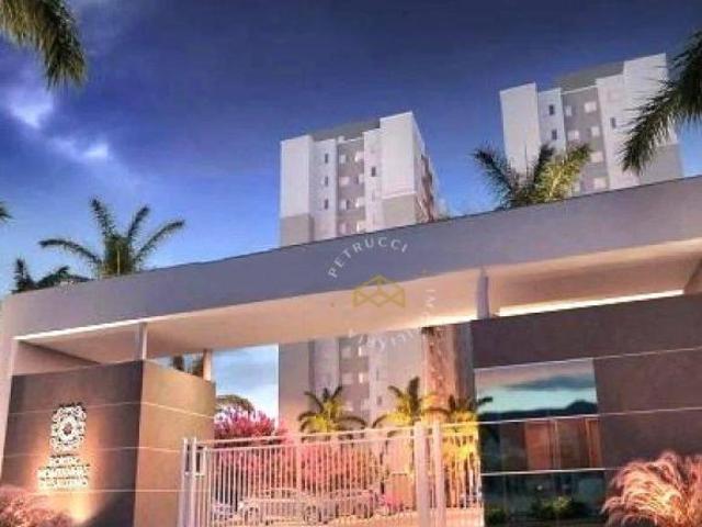 Apartamento com 2 dormitórios à venda, 55 m² por R$ 290.000,00 Parque Bella Ville Hortolândia/SP