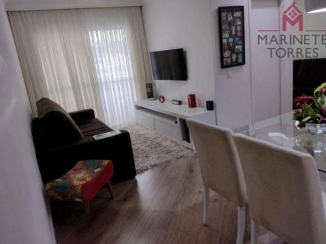 Apartamento com 2 dormitórios à venda, 55 m² por R$ 340.000,00 Alves Dias São Bernardo do Campo/