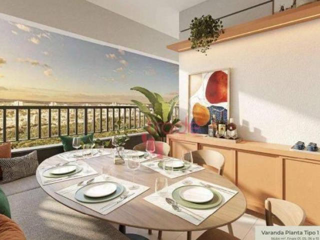 Apartamento com 2 dormitórios à venda, 55 m² por R$ 375.000,00 L 10 Ribeirão Preto/SP