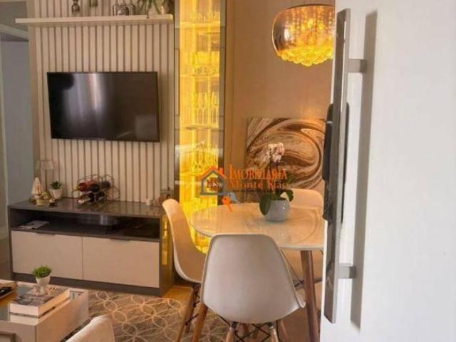 Apartamento com 2 dormitórios à venda, 55 m² por R$ 395.000,00 Jardim Odete Guarulhos/SP