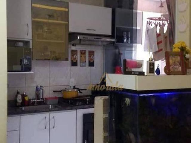Apartamento com 2 dormitórios à venda, 56 m² por R$ 160.000 Chácara Letônia Americana/SP