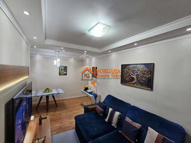Apartamento com 2 dormitórios à venda, 56 m² por R$ 285.000,00 Cocaia Guarulhos/SP
